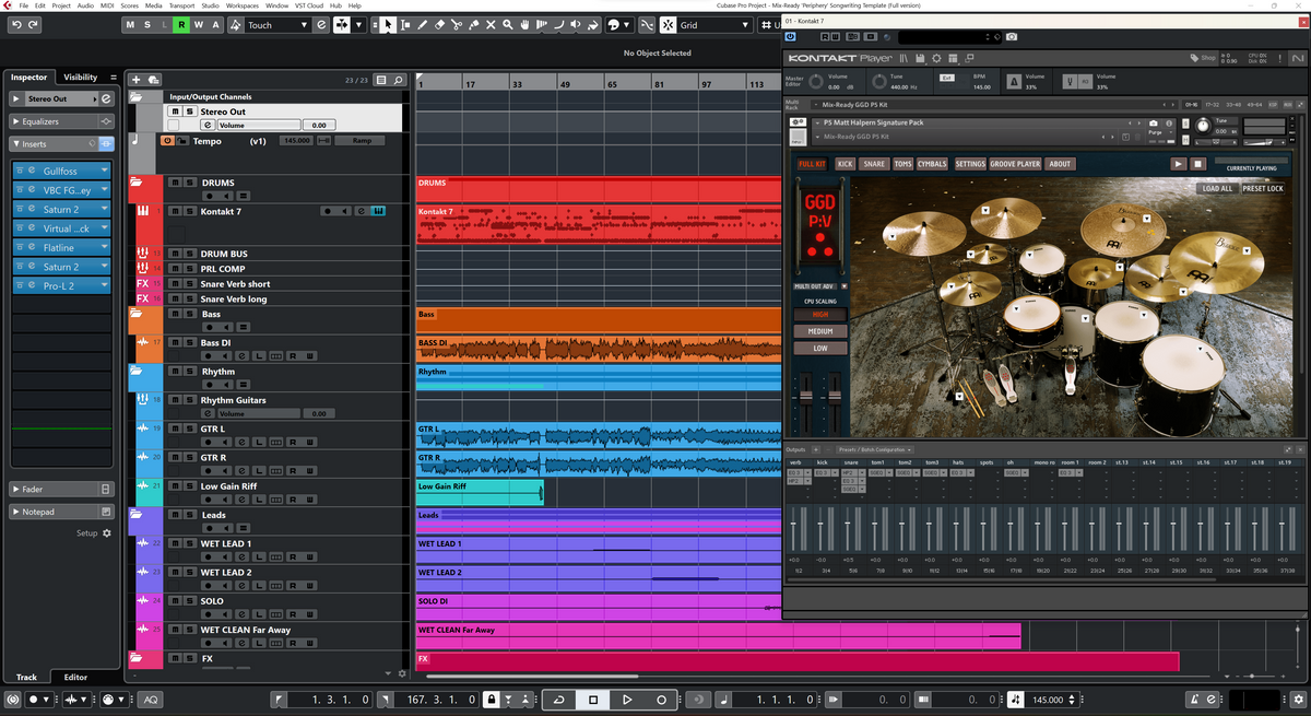 Songwriting DAW Template "Periphery" | Mix-Ready