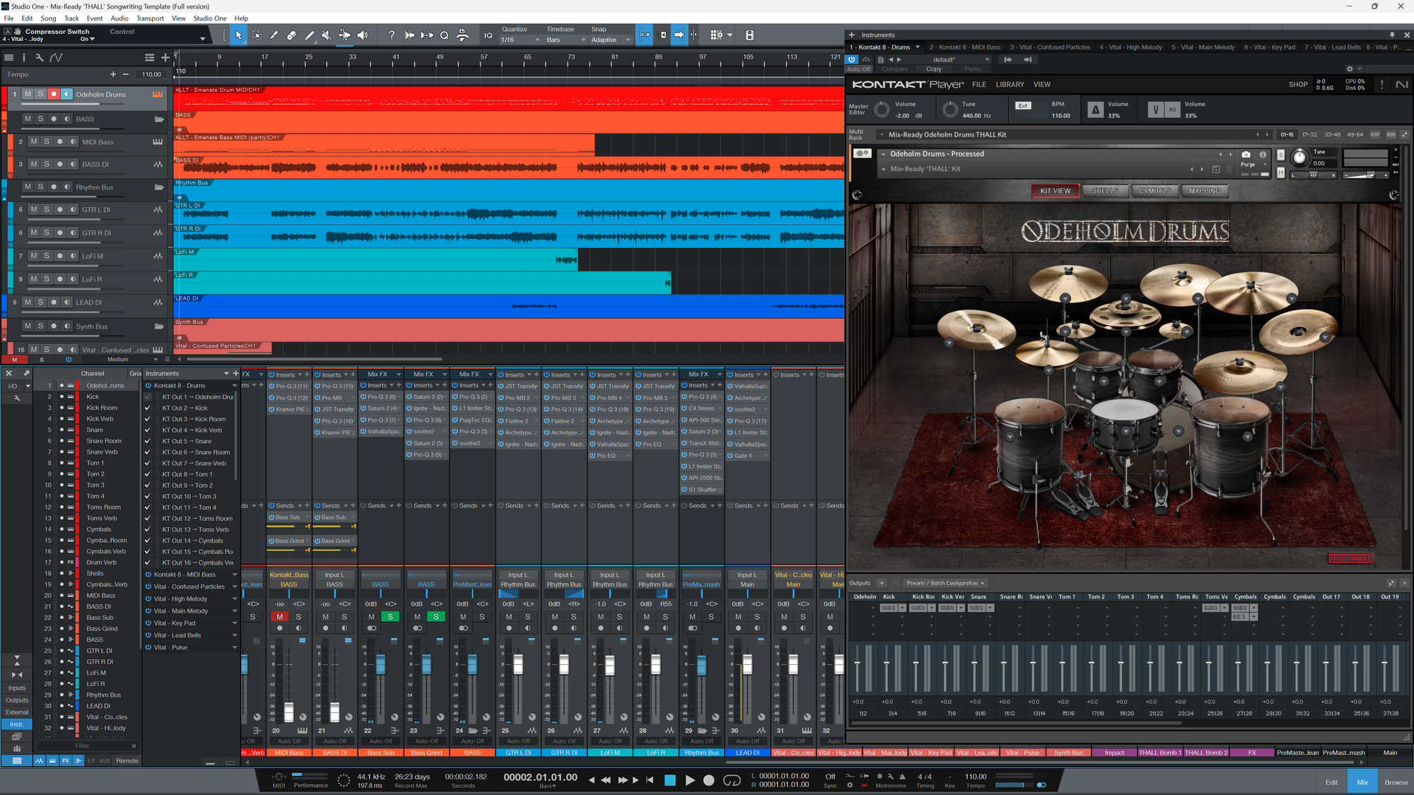 Mix-Ready: Drum Presets & Mixing Templates For Your Productions